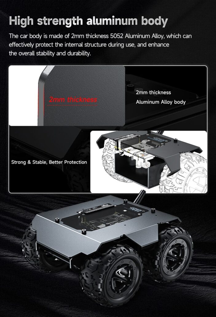| WAVE ROVER Flexible And Expandable 4WD Mobile Robot Chassis