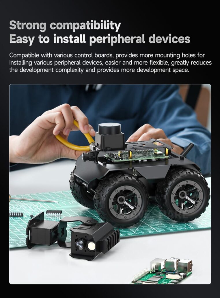 | WAVE ROVER Flexible And Expandable 4WD Mobile Robot Chassis