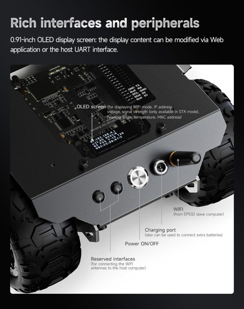 | WAVE ROVER Flexible And Expandable 4WD Mobile Robot Chassis