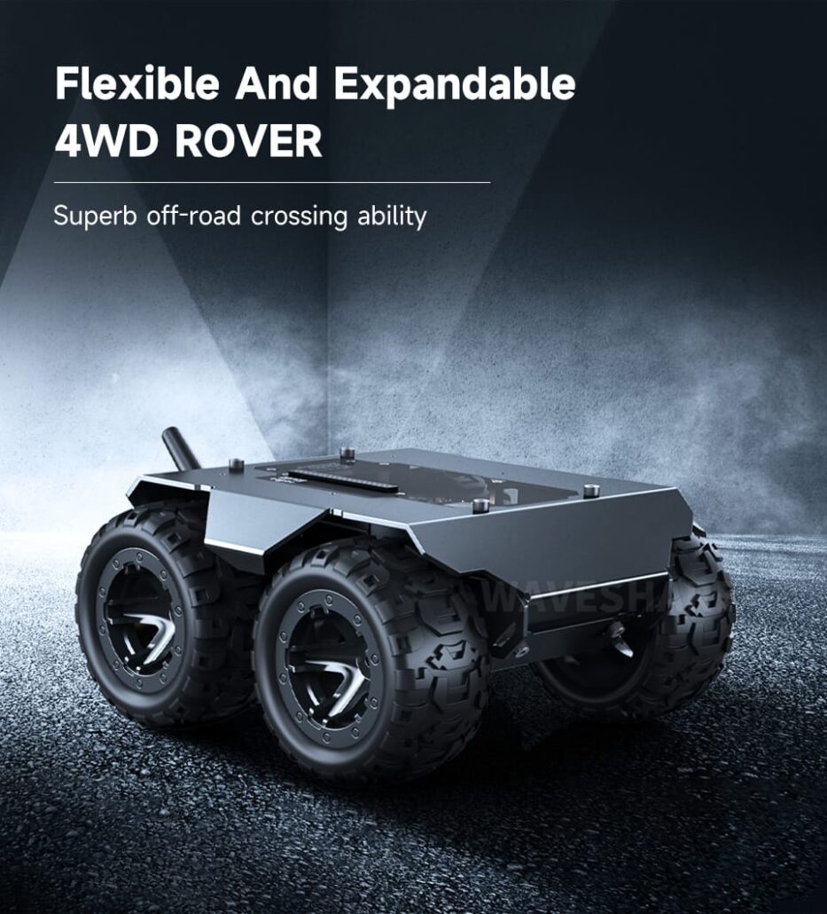 | WAVE ROVER Flexible And Expandable 4WD Mobile Robot Chassis